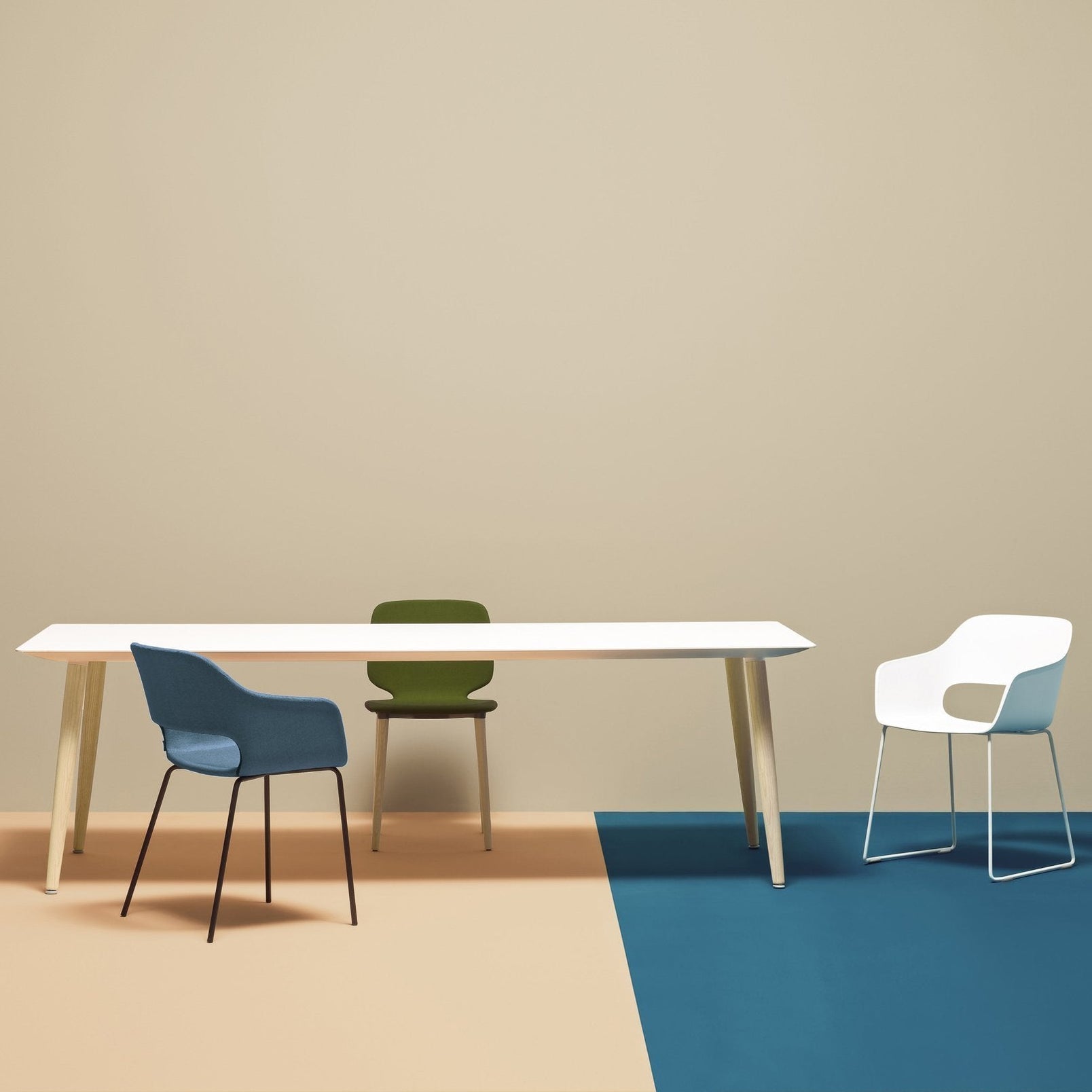 Babila Dining Table from Pedrali -commercial quality design furniture – Ergonomia Furniture