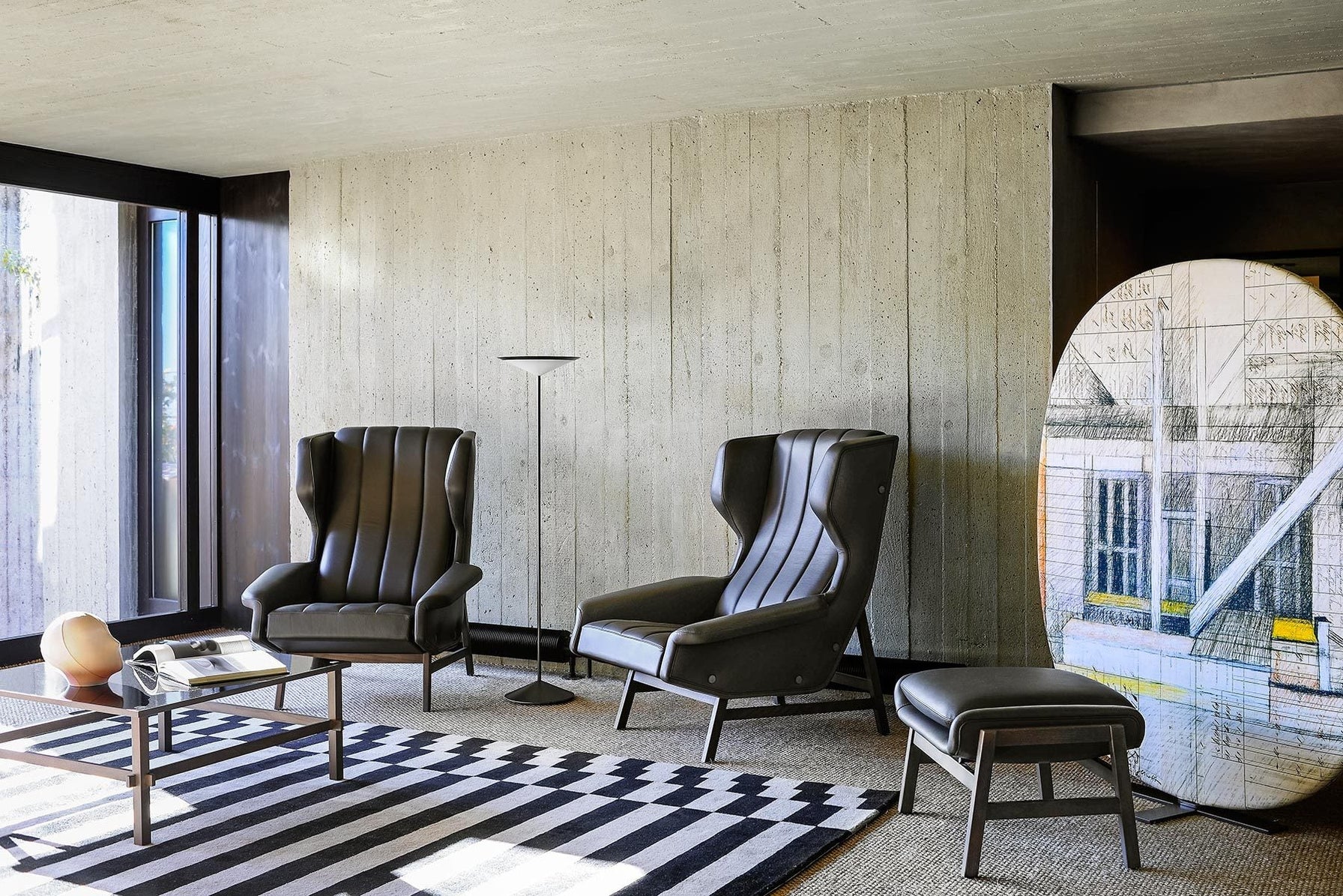 GIULIA Lounge Chair from TACCHINI - commercial quality design indoor ...