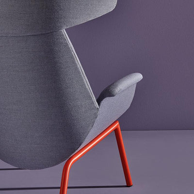 ILA Lounge Armchair w/ Steel tube frame – Ergonomia Furniture